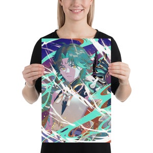 FREE SHIPPING | Xiao Poster | Genshin Impact | Fanart - Etsy