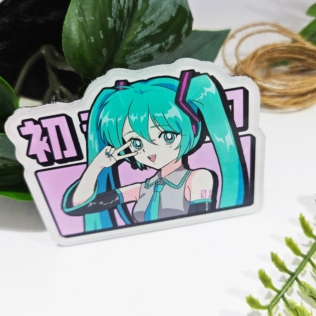 FREE SHIPPING | Retro Miku Magnet | Vocaloid | Magnet - Etsy