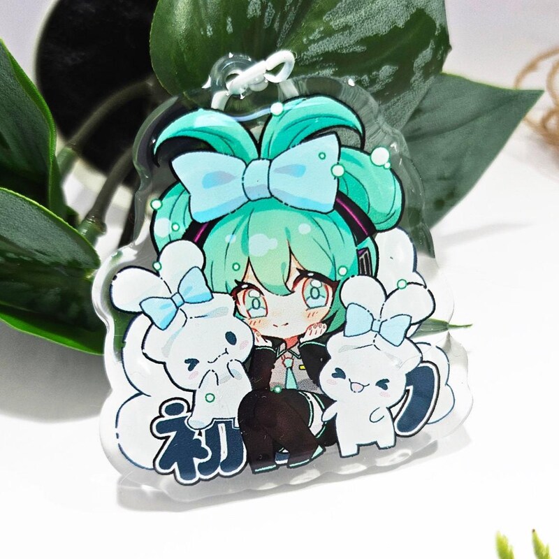 Hatsune Miku Keychain - Etsy