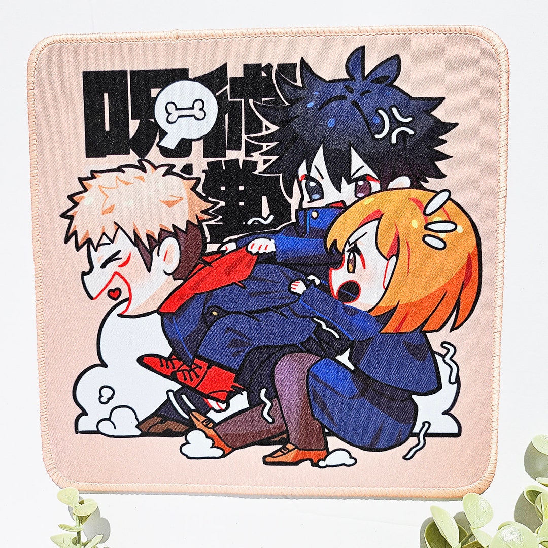 FREE SHIPPING | Yuji Megumi Nobara Mouse Pad | Jujutsu Kaisen | Mouse ...