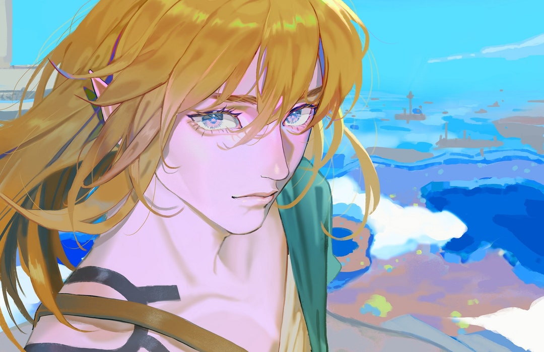 FREE SHIPPING | Link | the Legend of Zelda Poster | Fanart - Etsy