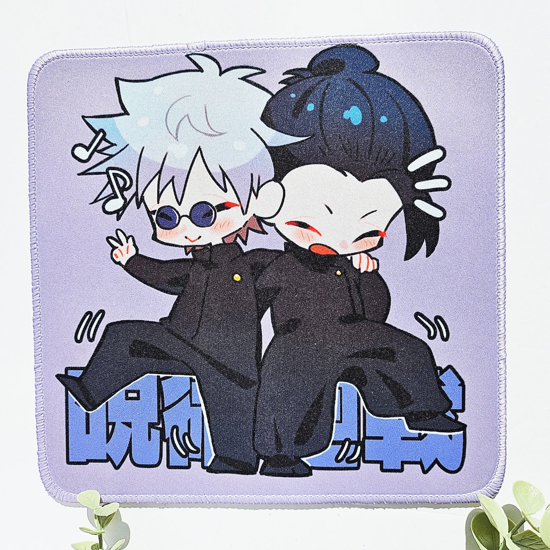FREE SHIPPING Gojo and Geto Mouse Pad Jujutsu Kaisen Mouse Pad - Etsy