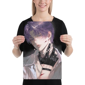 FREE SHIPPING | Rafayel Poster | Love and Deepspace | Fanart - Etsy