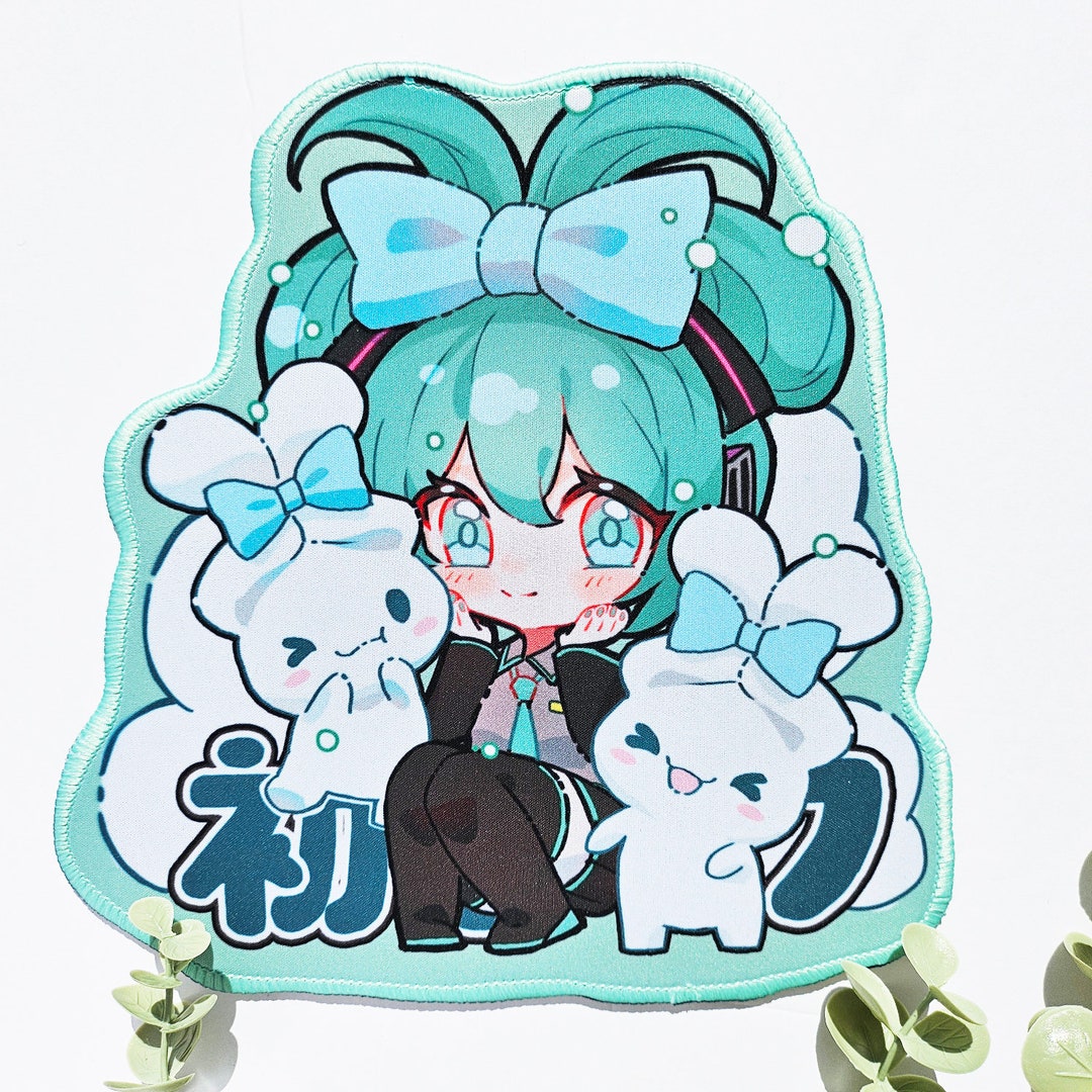 FREE SHIPPING | Cinnamon Roll Hatsune Miku Mouse Pad | Hatsune Miku ...