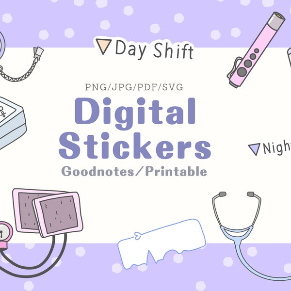 Cute Nursing Student Stickers - Etsy