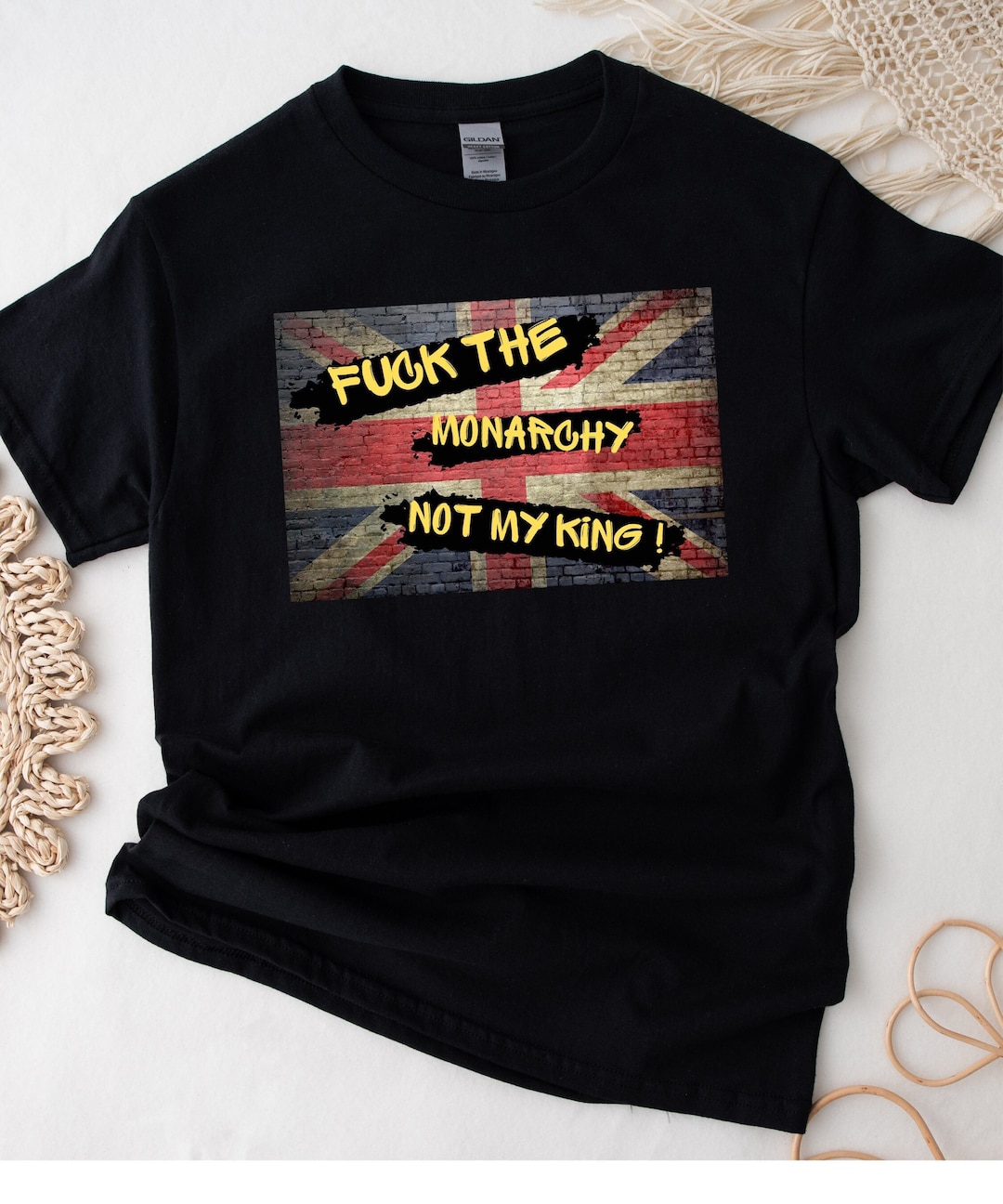 Not My King Fk the Monarchy T Shirt Anti Coronation Tee. - Etsy