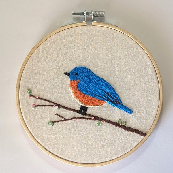 Bluebird Embroidery - Etsy