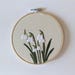 KIT: Beginner Embroidery - Snowdrop - Etsy UK