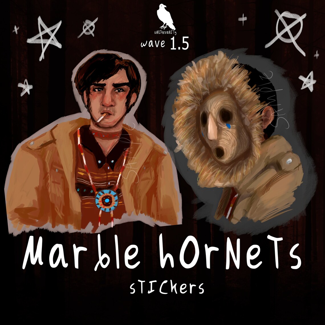 Native Tim Wright Iroquois Marble Hornets Slenderverse Masky ...