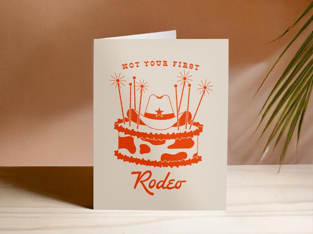 Rodeo | Birthday Card | Digital Download | Instant | Printable - Etsy