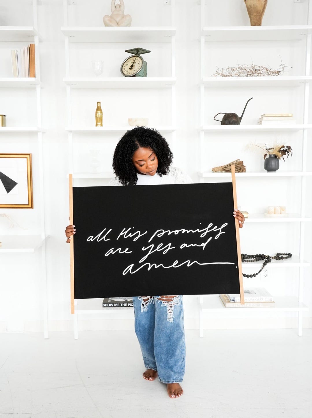 All His Promises Large Poster - Etsy