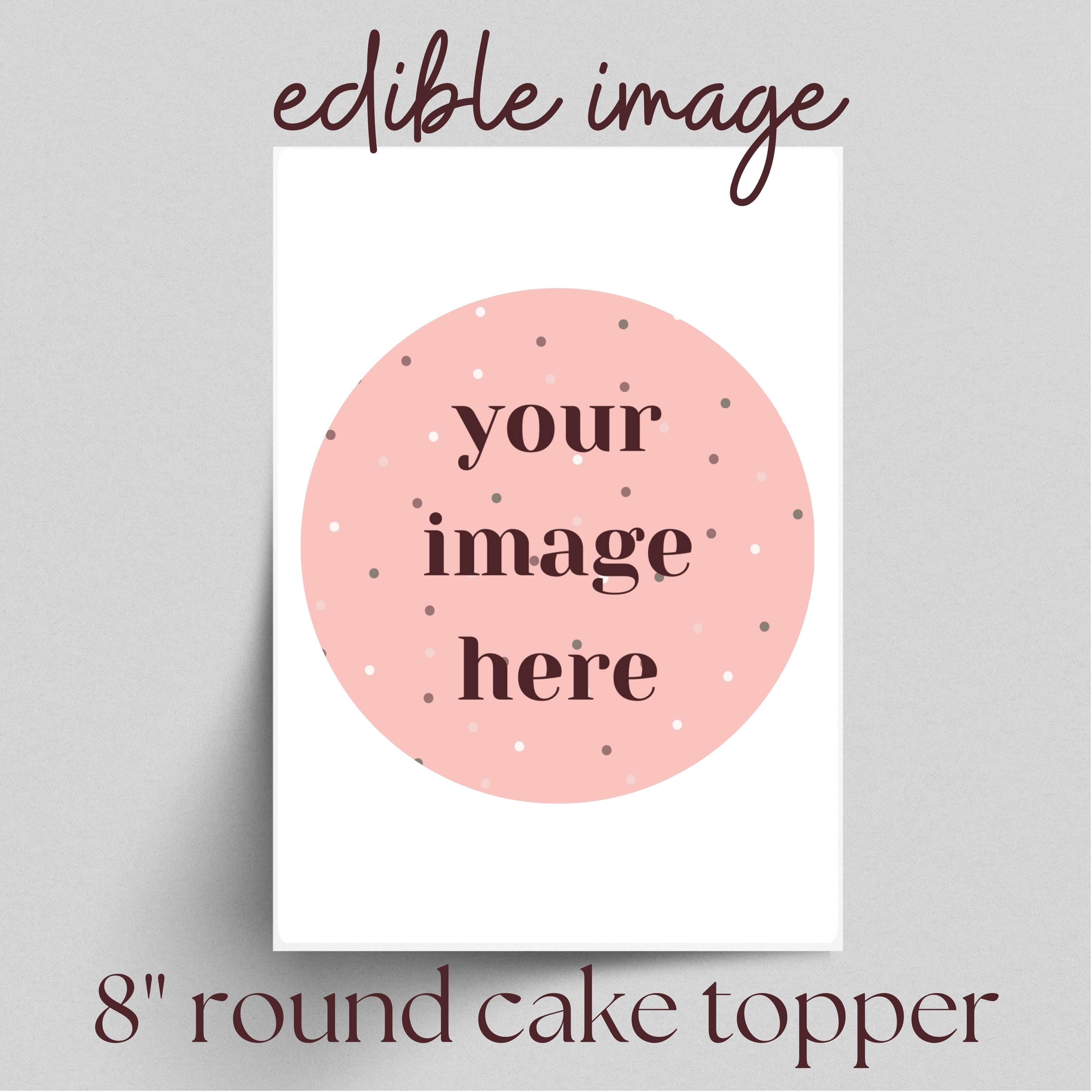Custom Printed Edible Image Cutouts for Cake, Cupcake, and Cookie ...