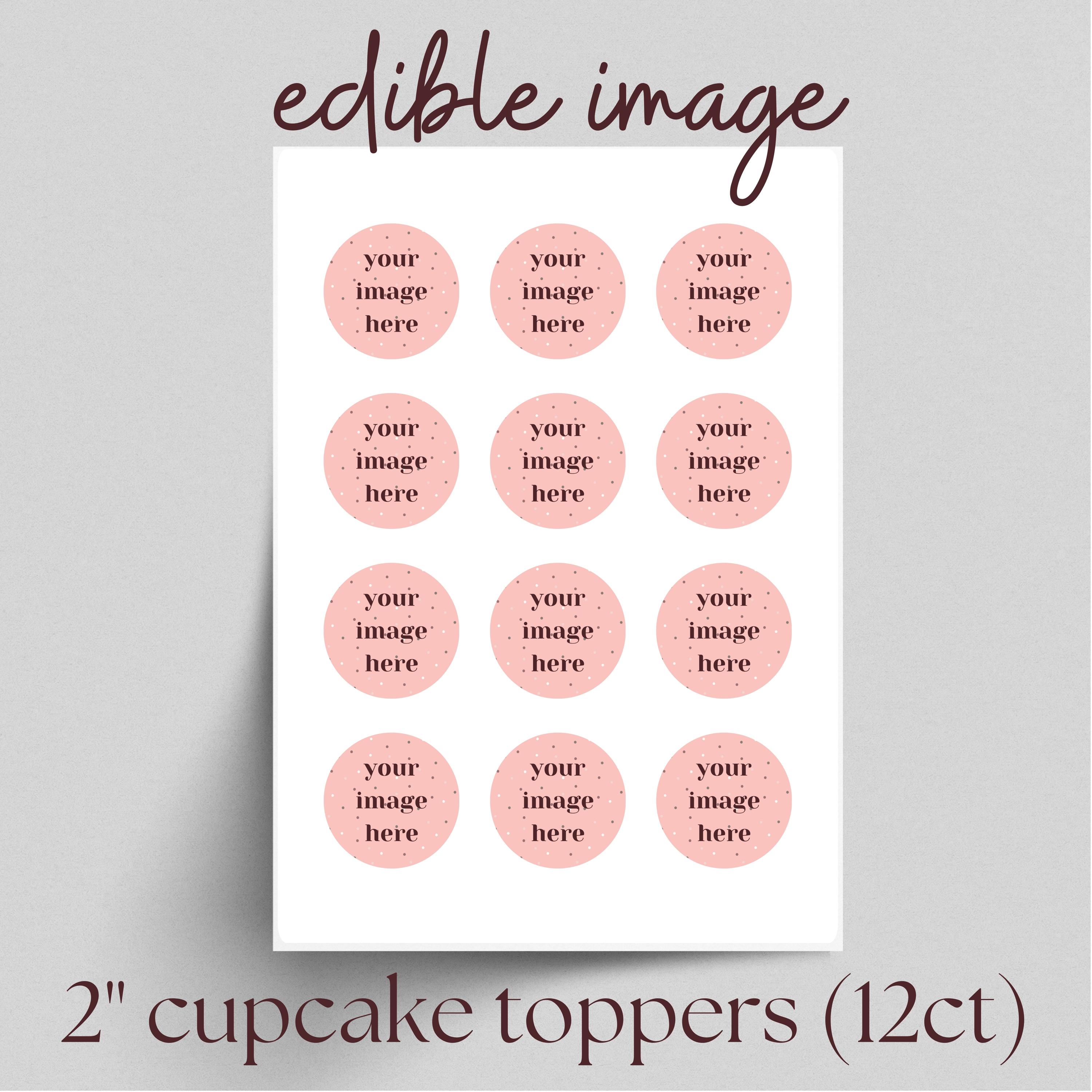 Custom Printed Edible Image Cutouts for Cake, Cupcake, and Cookie ...