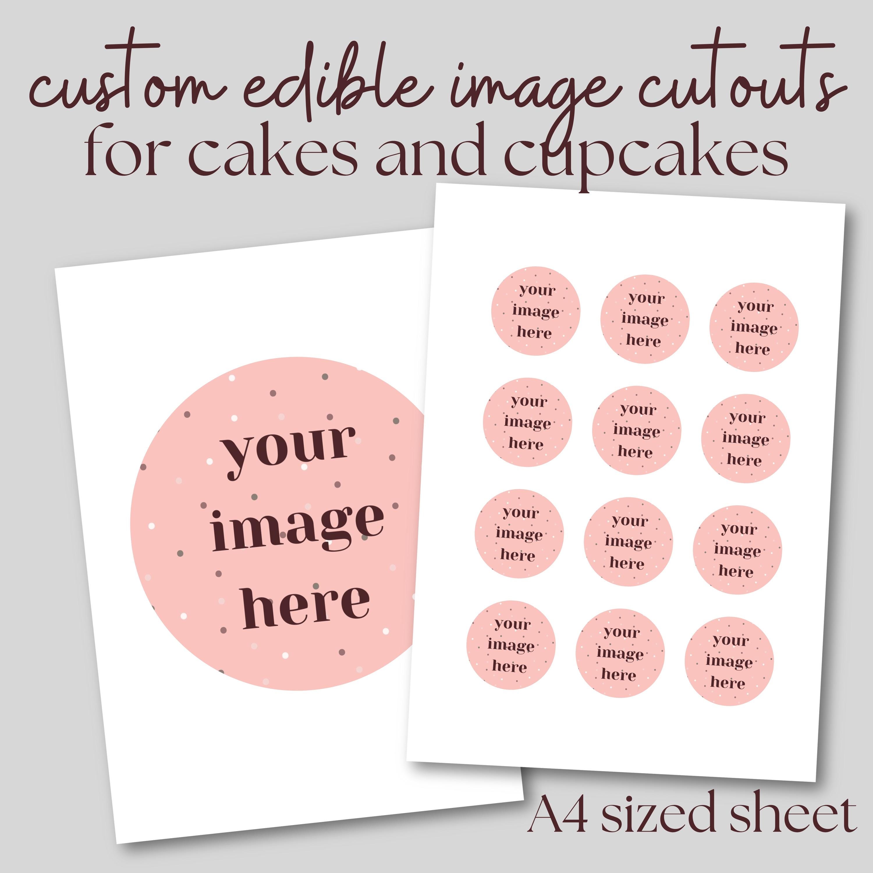 Custom Printed Edible Image Cutouts for Cake, Cupcake, and Cookie ...