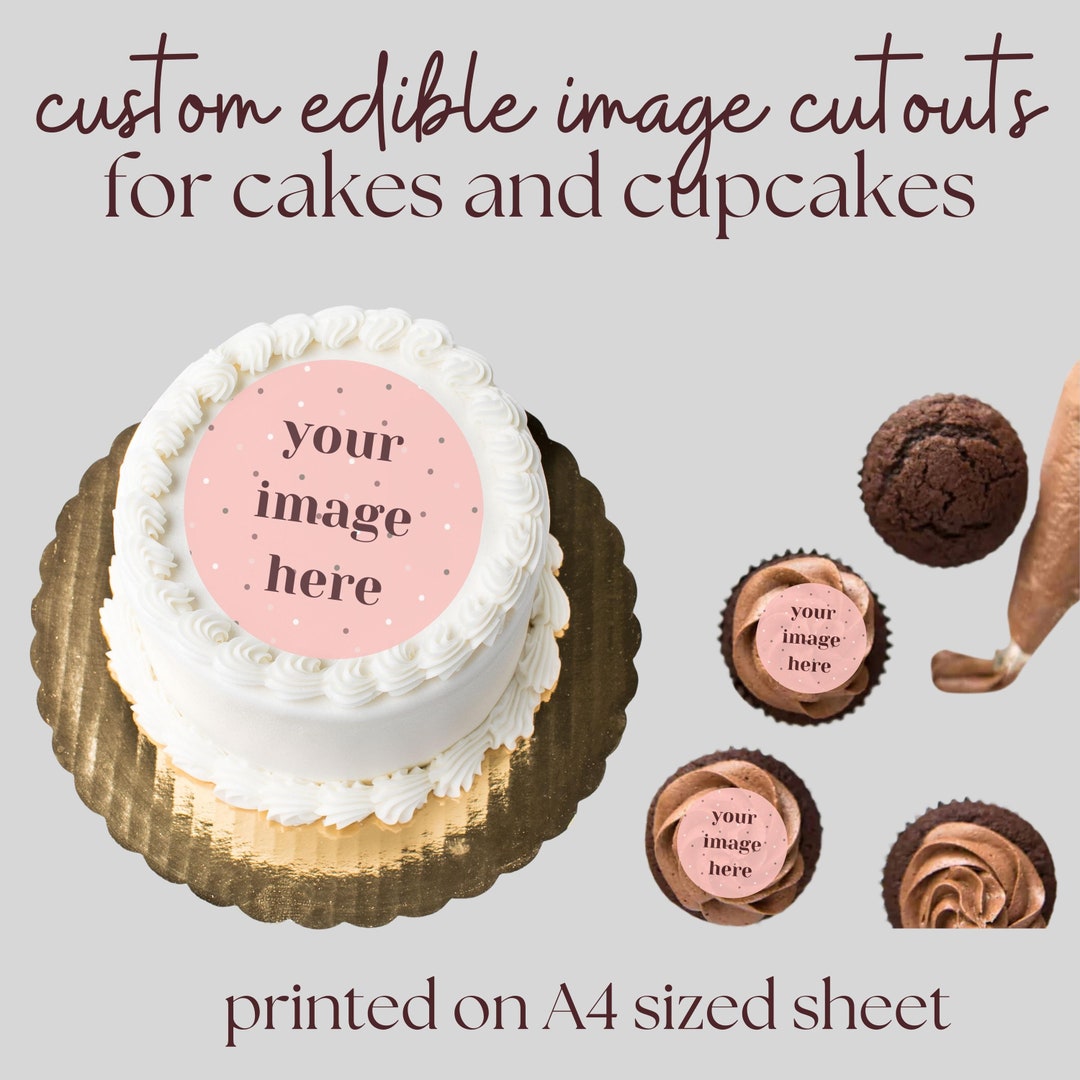 Custom Printed Edible Image Cutouts for Cake, Cupcake, and Cookie ...