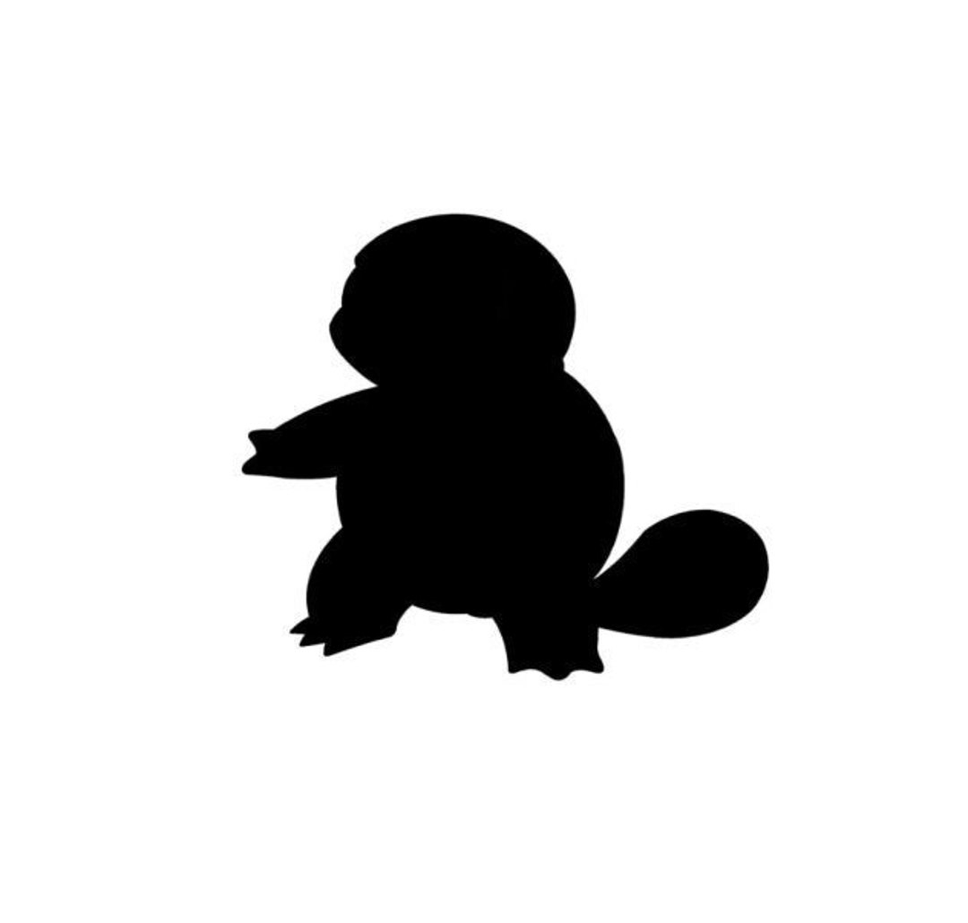PATTERN for Squirtle Silhouette Pokemon Folded Book Art - Etsy