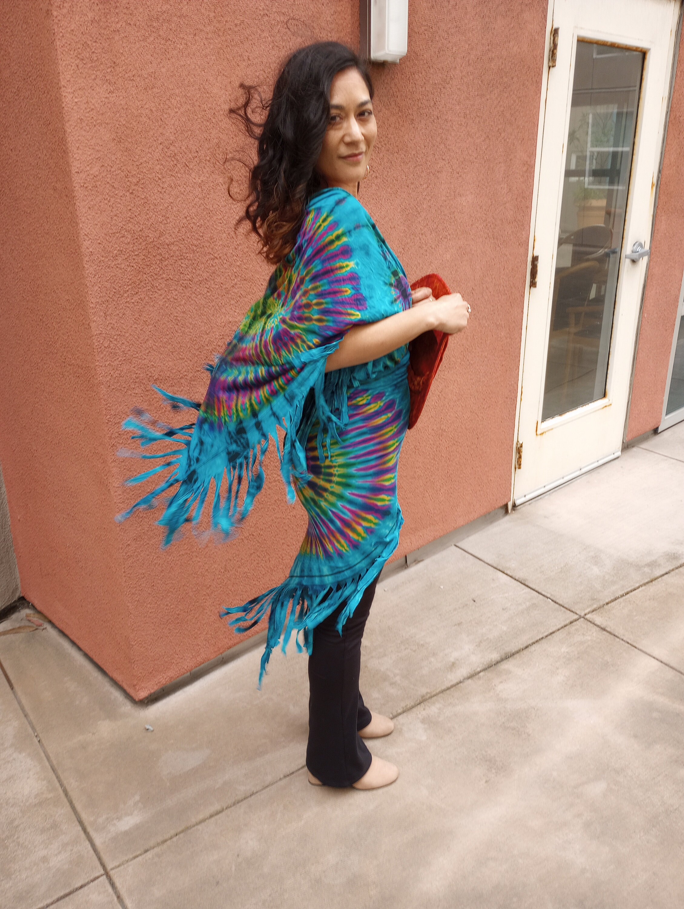 Organic Tie Dye Bamboo Fiber Triangle - Etsy