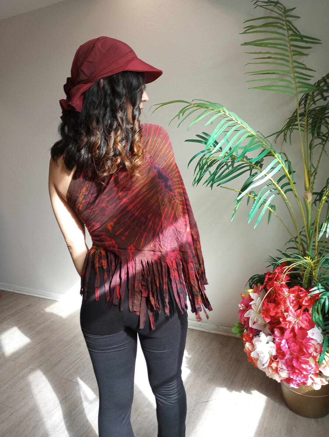 Organic Tie Dye Bamboo Fiber Triangle - Etsy