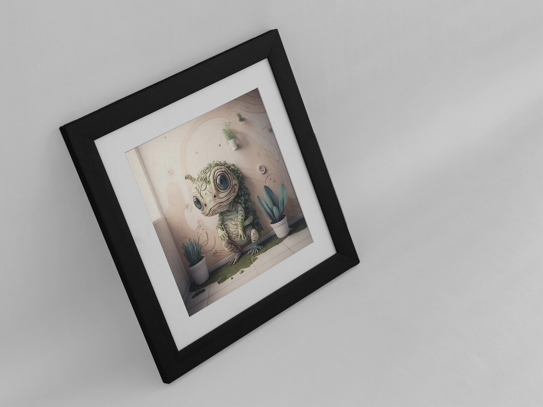 Alien Zephyr The Clumsy 20x20 pouces art mural imprimable ...