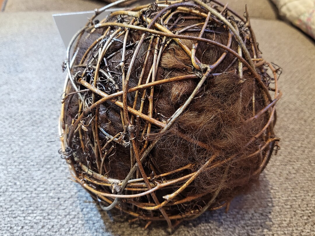 Bird Nest Ball 6" Outdoor Decoration - Etsy
