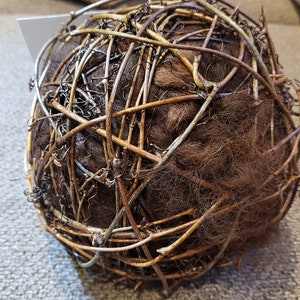 Bird Nest Ball 6" Outdoor Decoration - Etsy