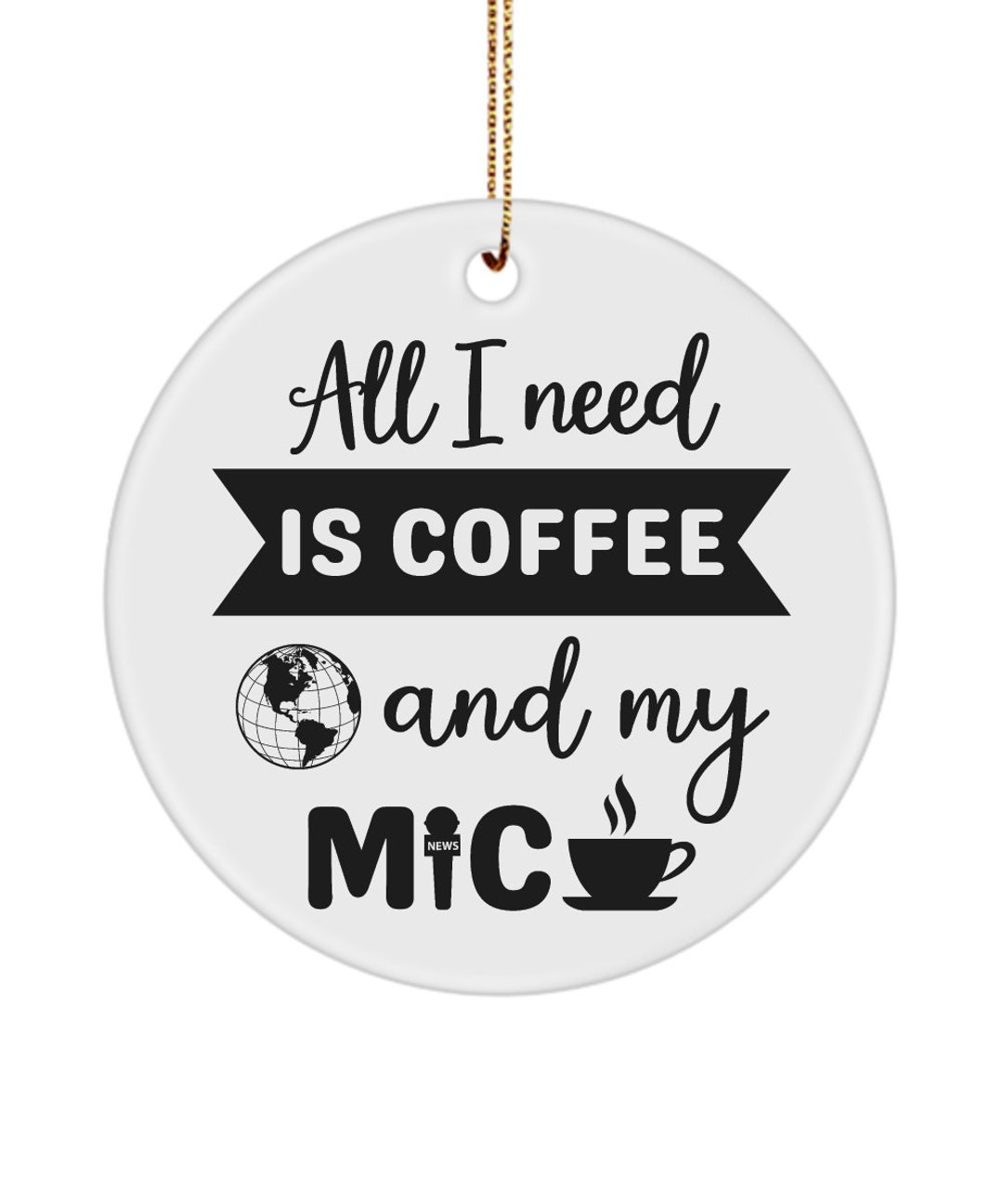 Broadcast Journalist Ornament, Broadcast Gift, Gift for Journalist ...