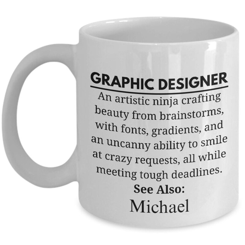 Graphic Designer Mug - Etsy