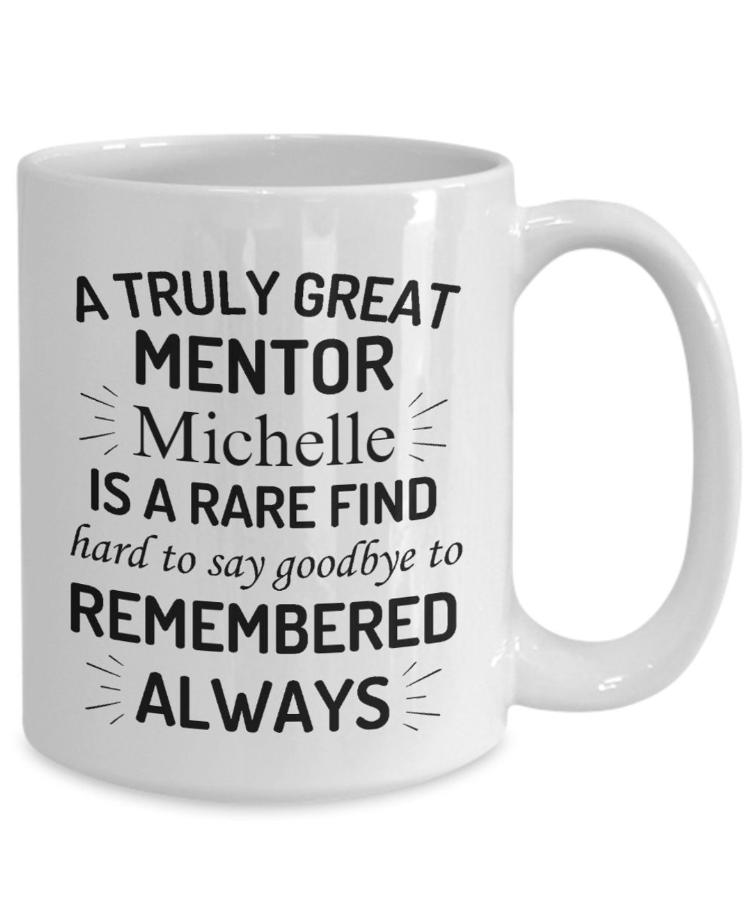 Mentor Mug, Personalized Mug, Gift for Mentor, Custom Mentor Gift ...