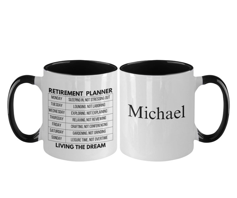 Retirement Mug, Custom Mug, Happy Retirement, Retirement Gift, Funny ...