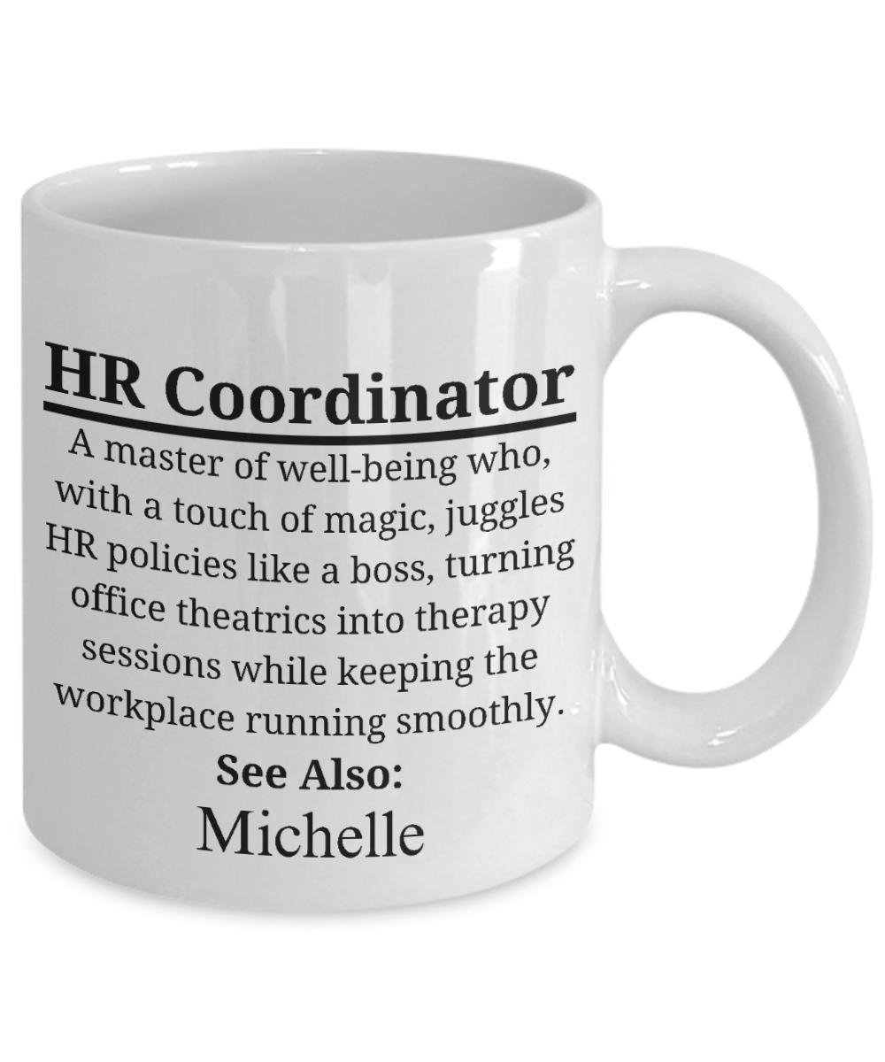 Hr Coordinator Mug, Personalized Gift, Gift for Hr, Human Resources ...