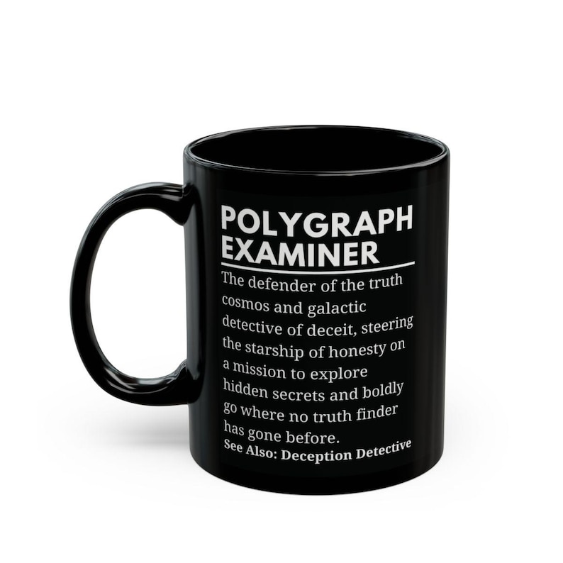 Polygraph Mug, Lie Detector Mug, Polygraph Gift, Gift for Examiner ...