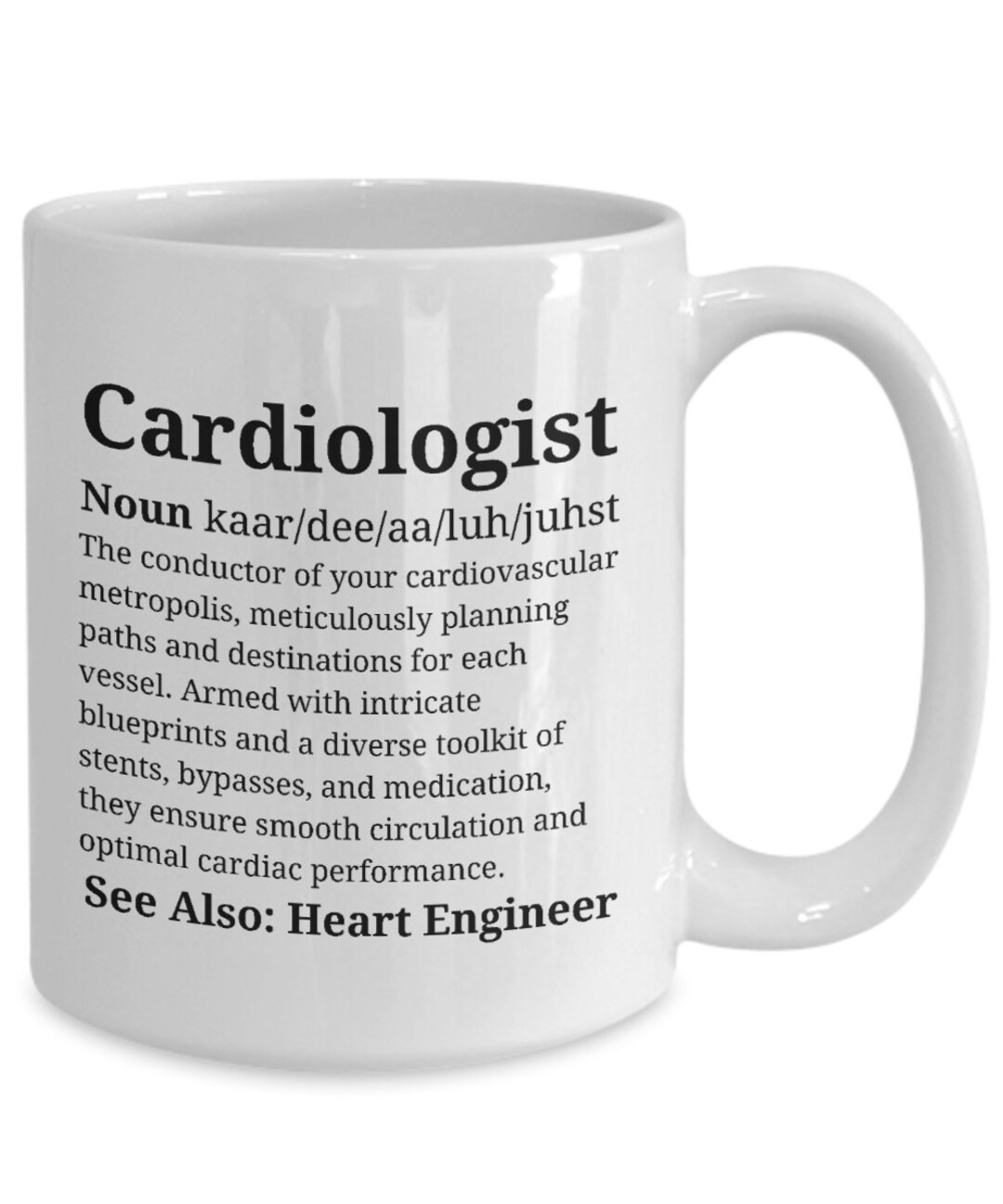 Cardiologist Mug, Gift for Cardiologist, Cardiologist Gifts, Medical ...