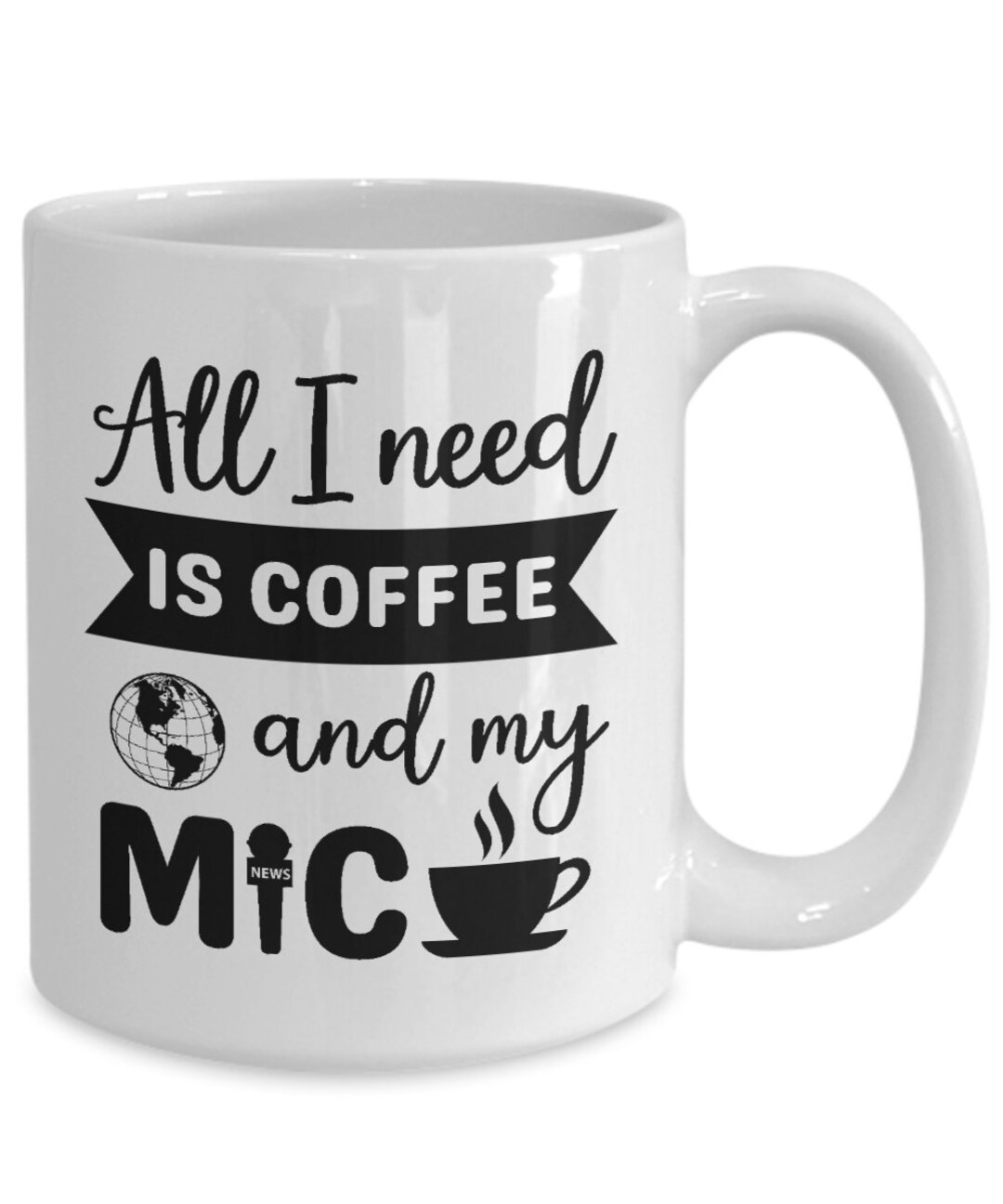 Broadcast Journalist Gift, News Reporter Gift, Journalist Mug ...