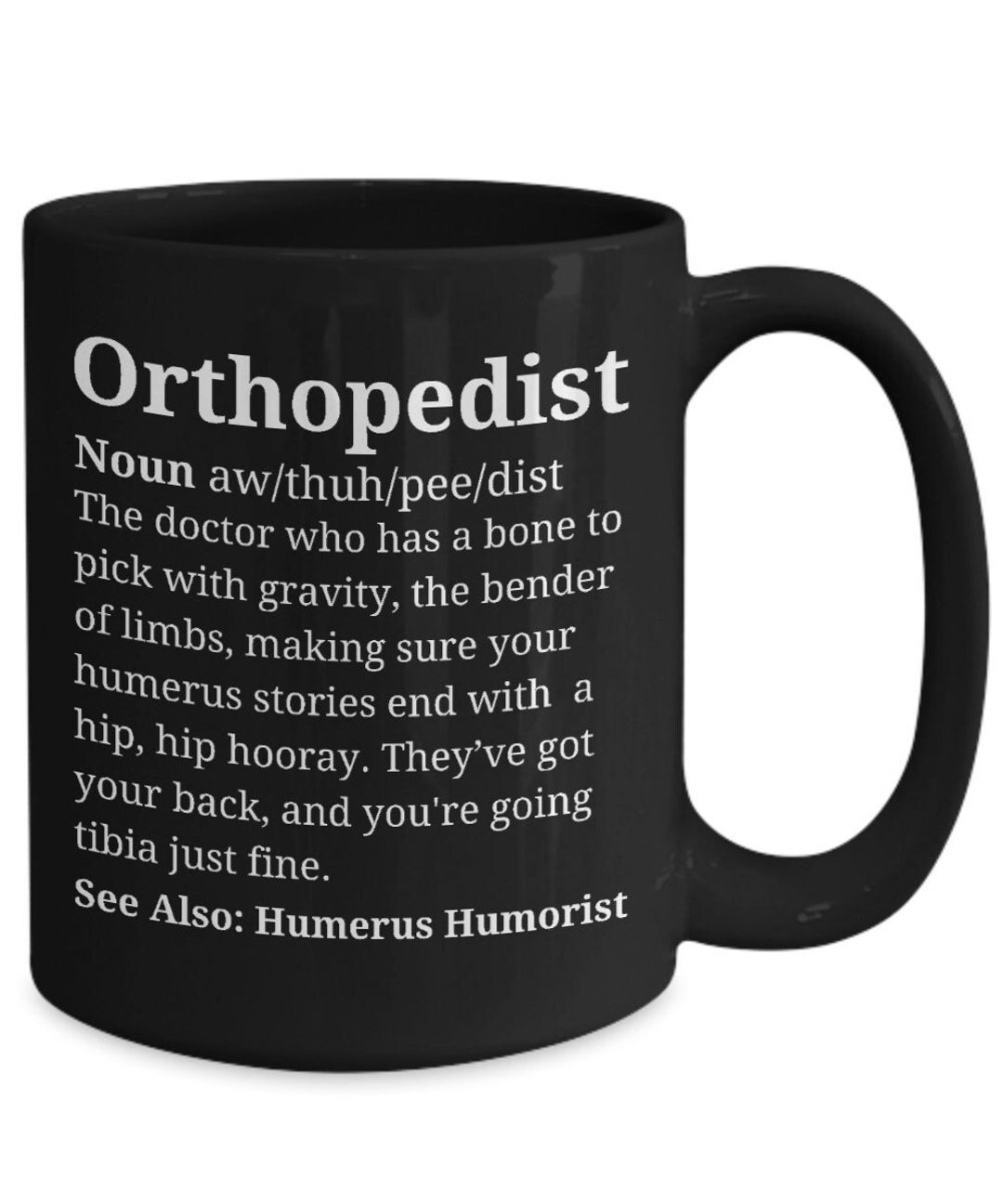 Orthopedist Mug, Ortho Doctor Gift, Orthopedic Gift, Spine Surgeon Mug ...
