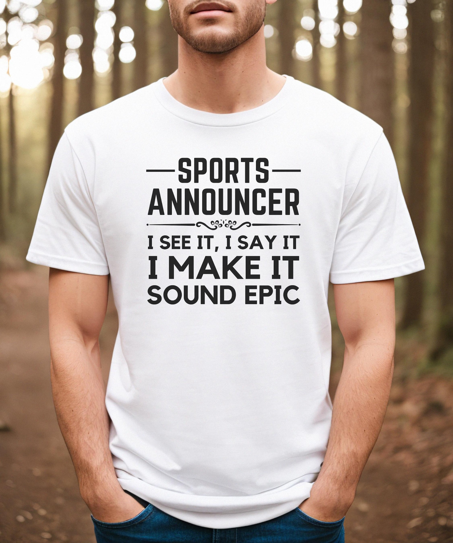 Sports Announcer Shirt, Commentator Tee, Sportscaster Gift, Game Day ...