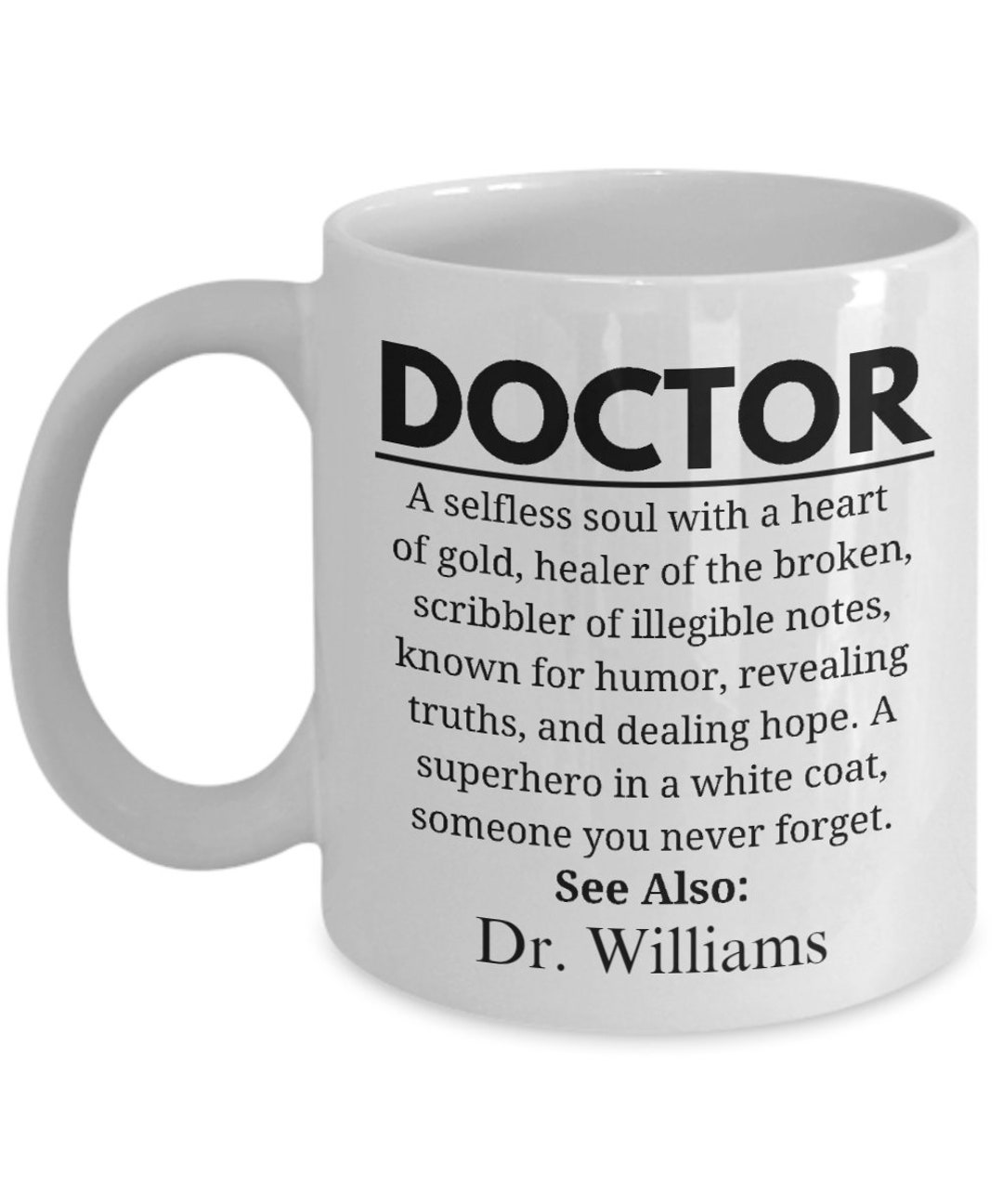 Doctor Mug, Personalized Mug, Funny Doctor Mug, Gift for Doctor ...