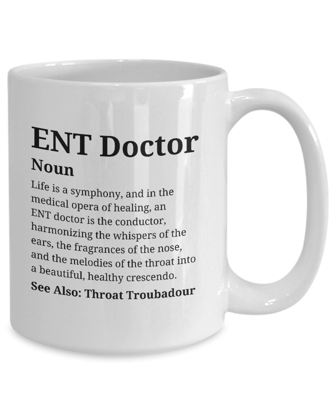 Ent Doctor Mug Otolaryngologist Gift Ear Nose Throat Doc - Etsy