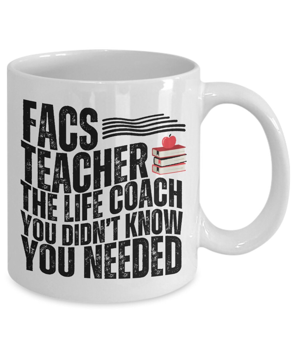 Facs Mug, Facs Teacher Gift, Home Economics Mug, Cooking Teacher Mug ...
