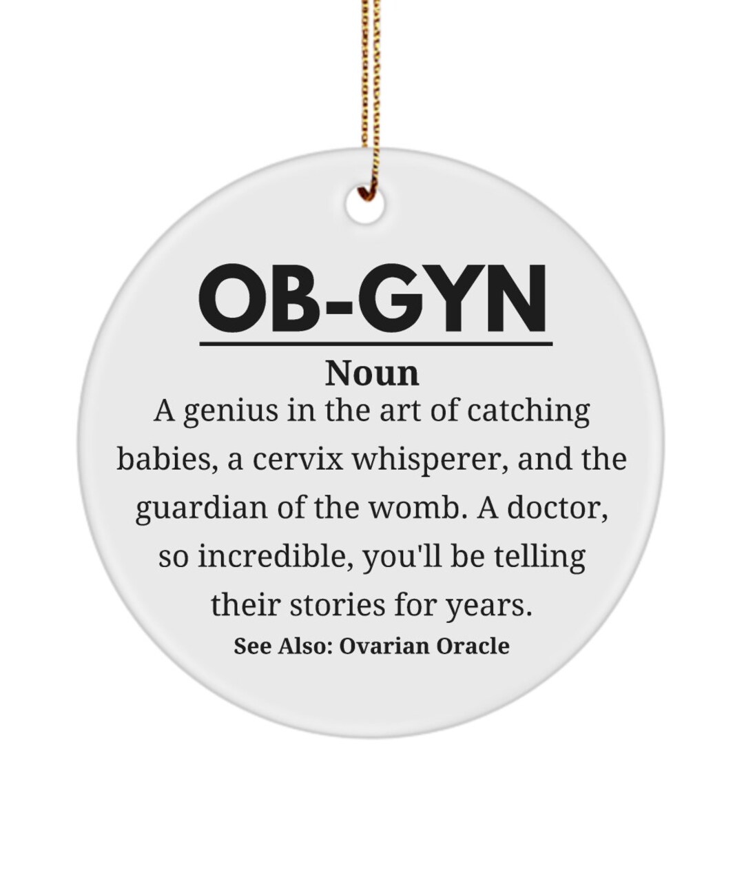 Obgyn Gift, Obgyn Ornament, Doctor Gift, Gynecologist Gift, Baby ...