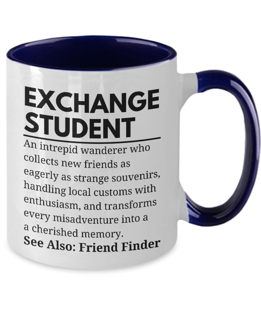 Foreign Exchange Mug, Study Abroad Gift, International Student Gift ...