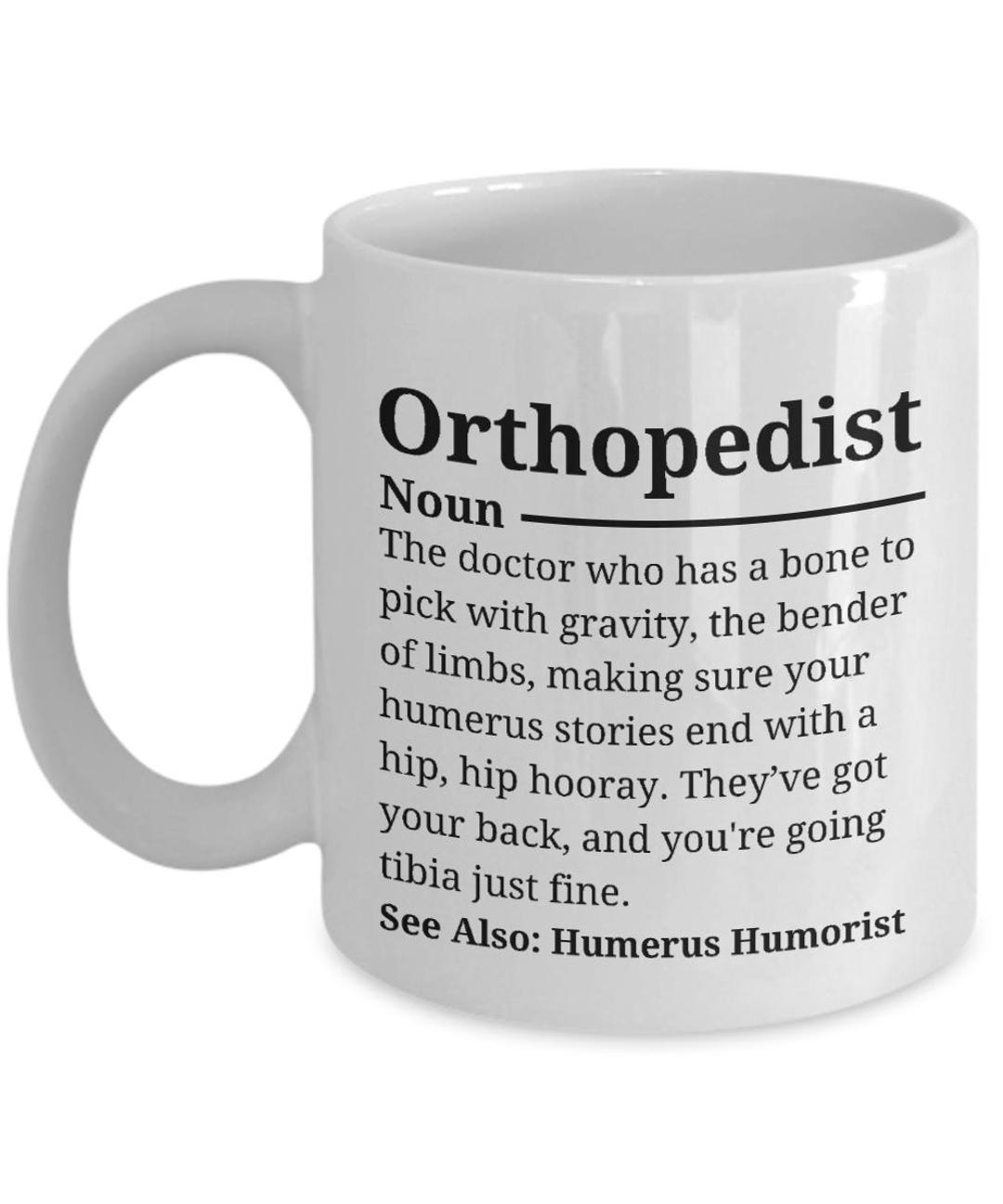 Orthopedist Mug, Ortho Gift, Bone Doctor Mug, Spine Surgeon Gift ...
