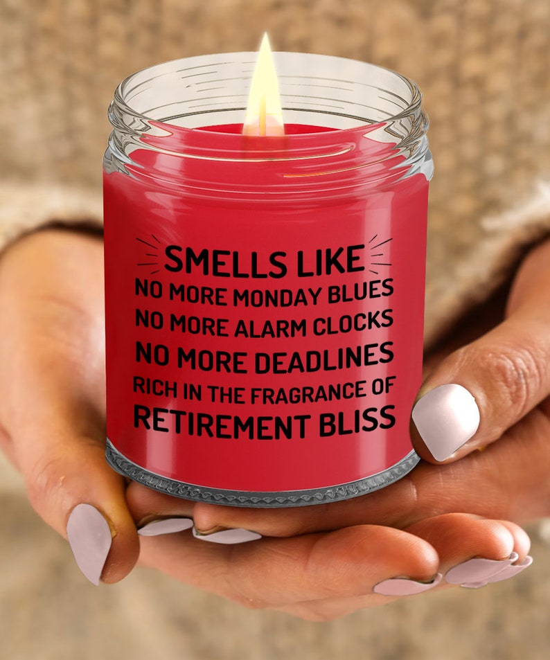 Retirement Gift, Retirement Candle, Farewell Gift, Boss Retirement, New ...