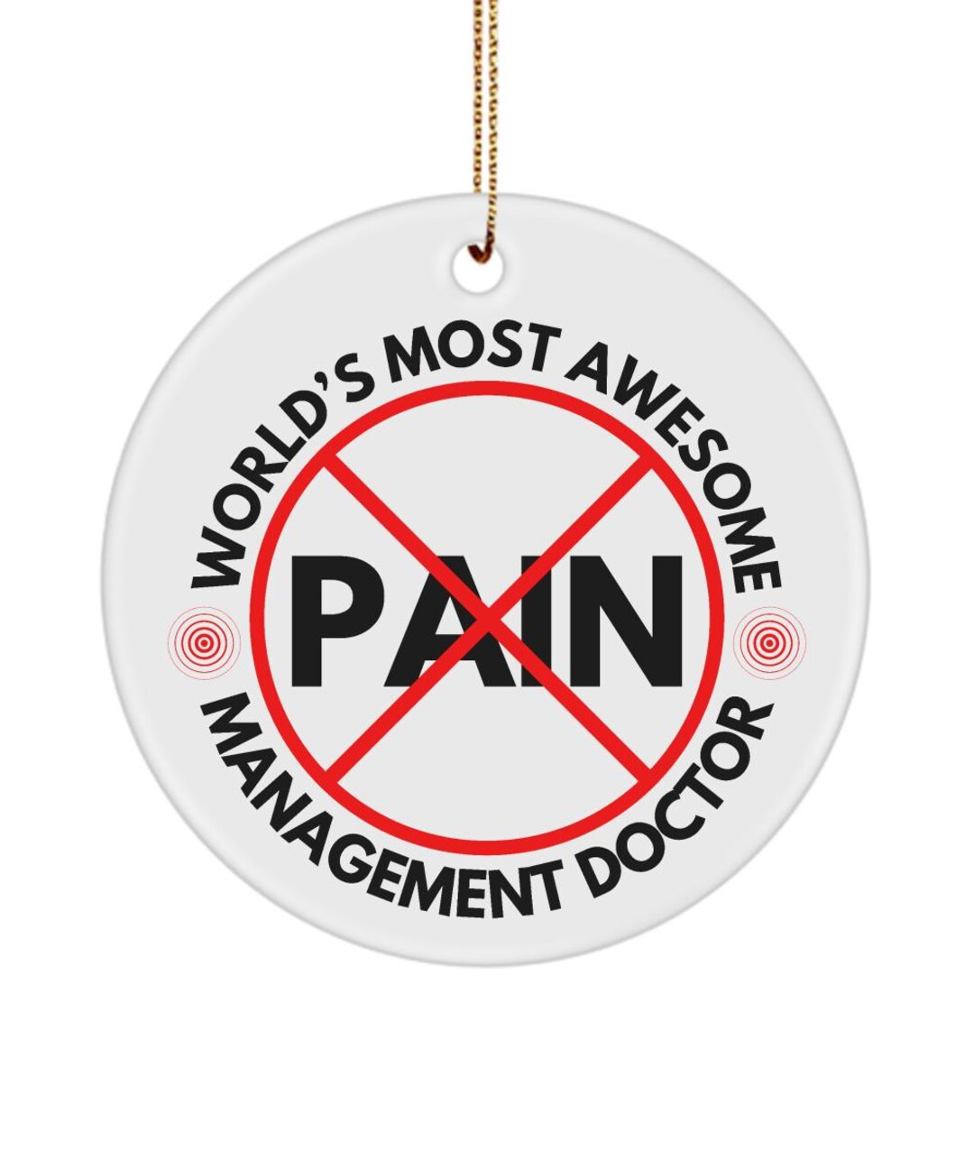 Pain Doctor Ornament, Gift for Doctor, Medical Ornament, Pain ...