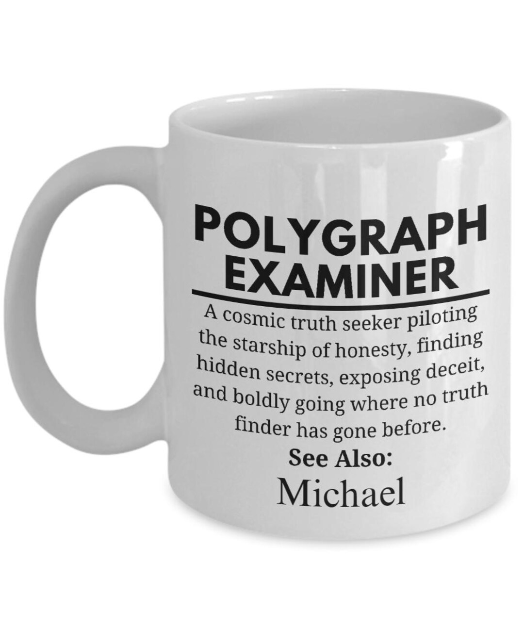Polygraph Mug, Personalized Gift, Polygraph Gift, Lie Detector Mug ...