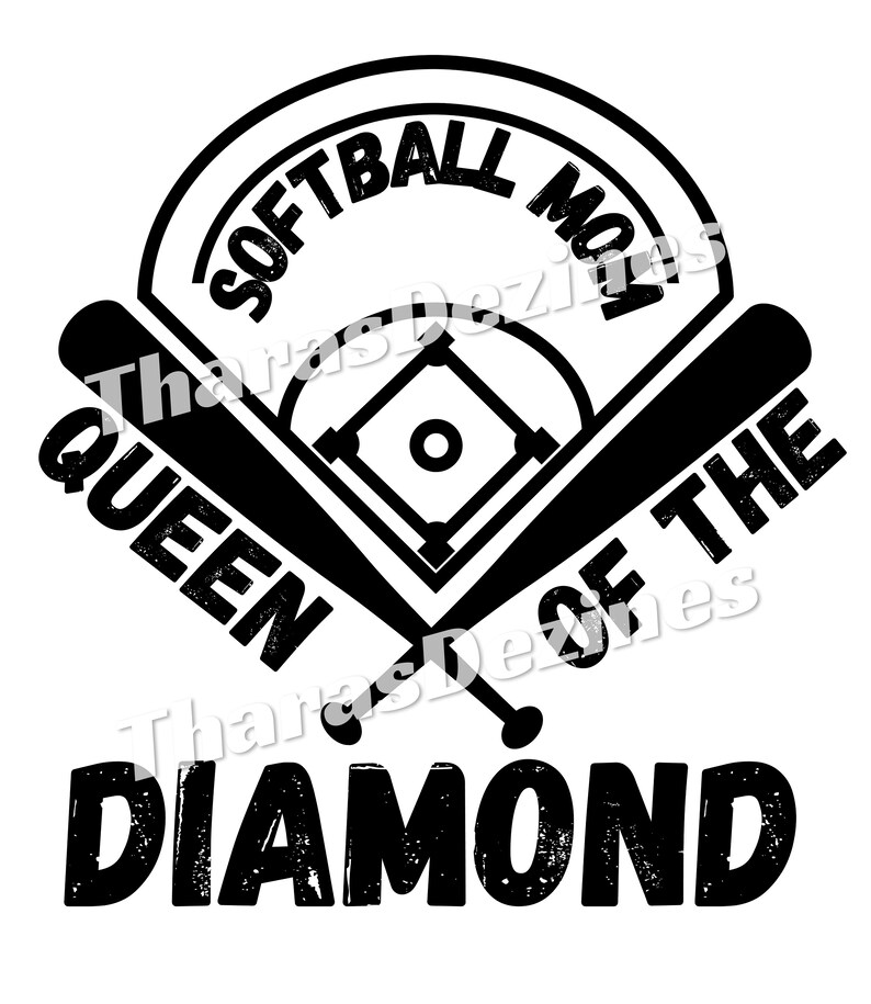 Softball Mom Svg Softball Svg Sports Svg Softball Design Baseball
