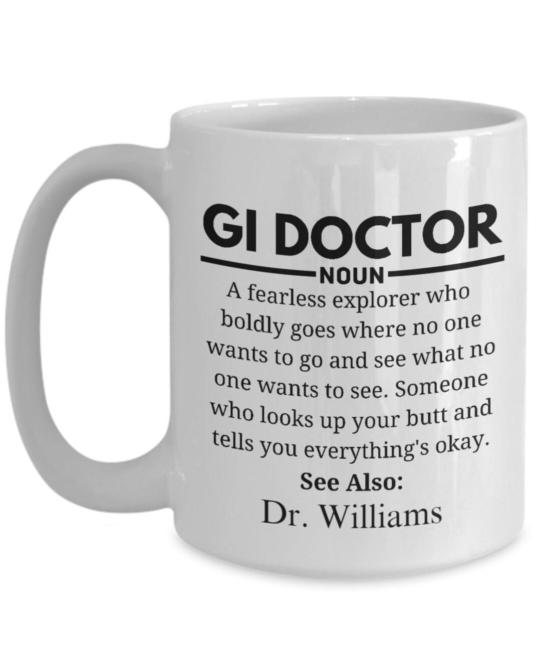 Gi Doctor Gift, Personalized Mug, Gastroenterologist Gift, Gi Doctor ...