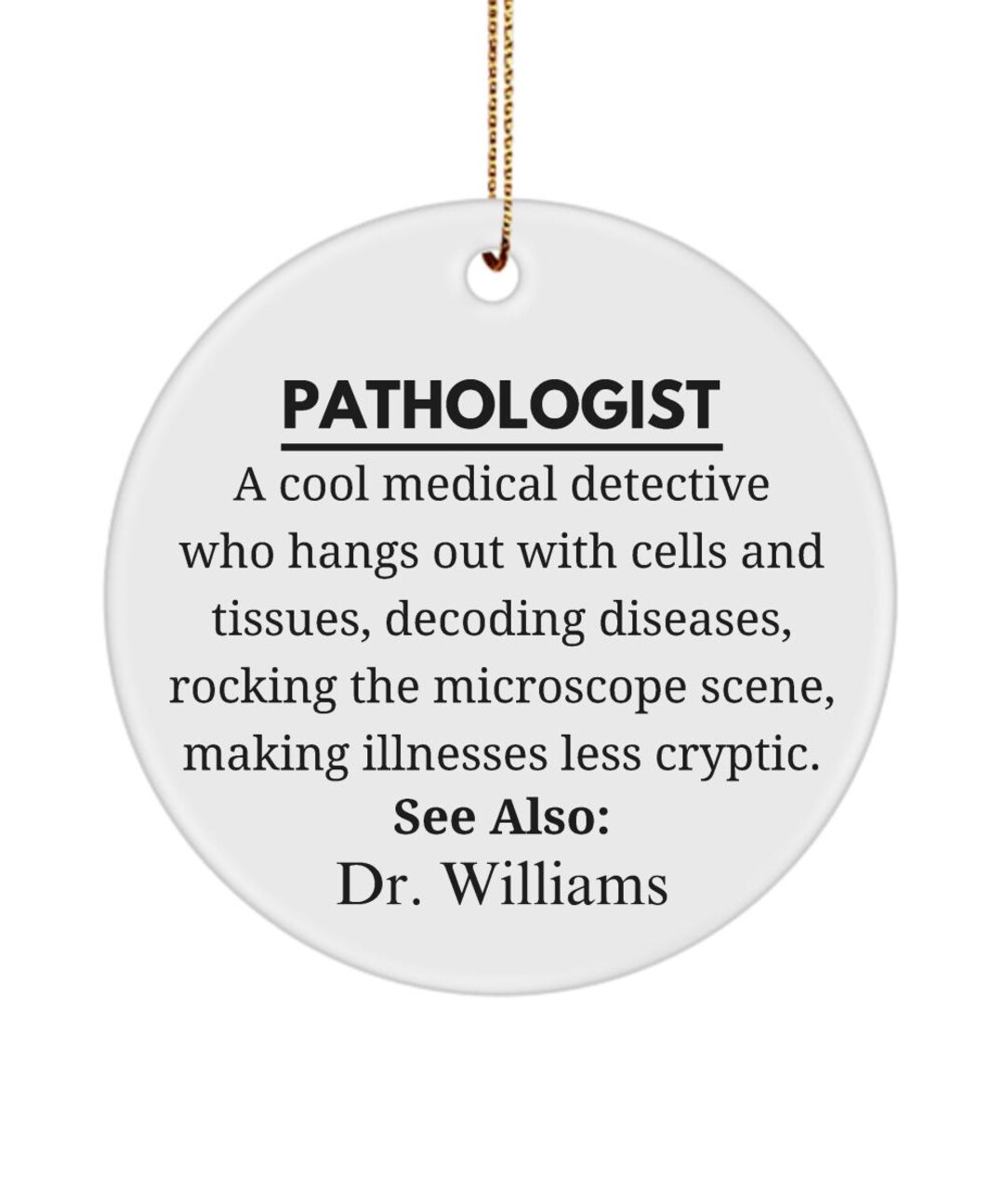Pathologist Gift, Personalized Gift, Medical Gift, Pathology Humor, Med ...