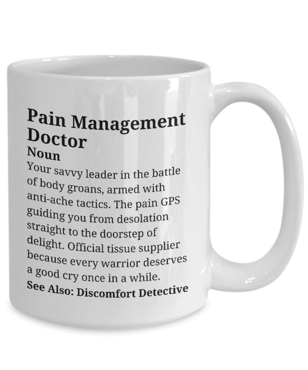 Pain Doctor Mug, Pain Management Gift, Pain Relief Doc, Medical ...