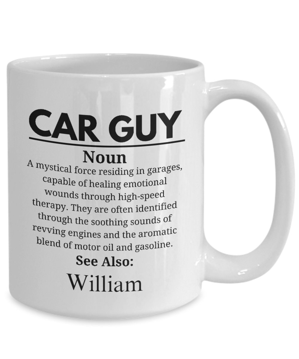 Car Guy Mug, Personalized Gift, Gift for Car Guy, Funny Car Mug ...