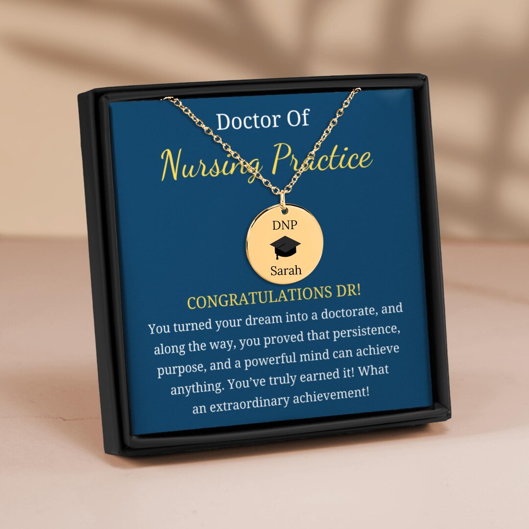 Dnp Necklace, Doctor of Nursing Practice Jewelry, Graduation Gift for ...